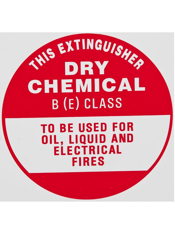 FIREX DRY POWDER STICKER – Partners In Safety